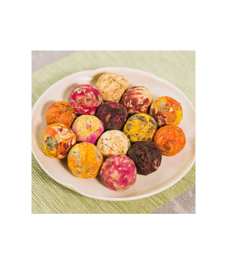Coffret infusion 48 Boules de Fleurs Coffrets